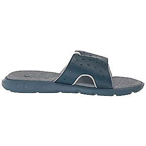 Under Armour Women's Ignite Pro Graphic Slide, (400) Static Blue/Static Blue/Gray Mist, 8, US