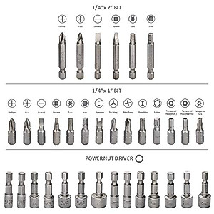 KingTool Drilling and Driving Accessory Kit (KingTool 318-Pieces Screwdriver and Drill Bit Set)