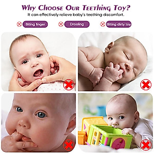 Baby Teething Toys, 2 Pack Teething Toys for Babies 0-6 Months 6-12 Months, Baby Teether Baby Toys 3-6 Months 6 to 12 Months, Cell Phone Baby Teether, Teethers for Babies 0-6 Months 6-12 Months