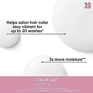 Biolage Color Last Shampoo & Conditioner Set | Helps Protect Hair & Maintain Vibrant Color | For Color-Treated Hair | Paraben & Silicone-Free | Vegan