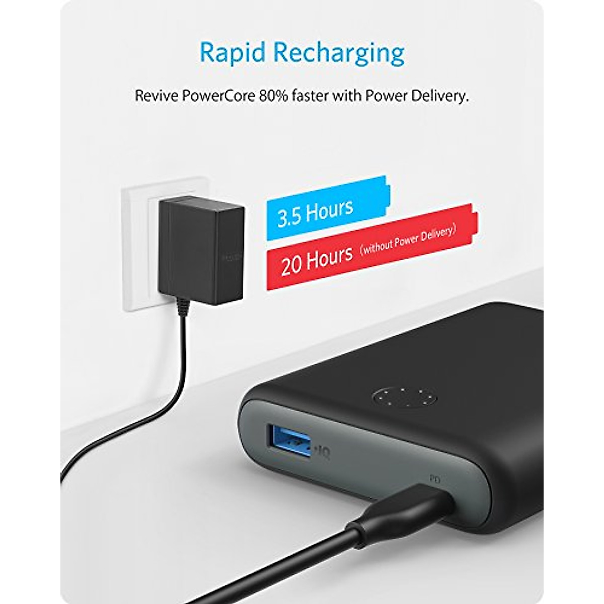 [Power Delivery] Anker PowerCore 13400 Nintendo Switch Edition, The Official 13400mAh Portable Charger for Nintendo Switch, for use with iPhone X/8, USB-C MacBooks, and More