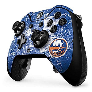 Skinit Decal Gaming Skin Compatible with Xbox One Elite Controller - Officially Licensed NHL New York Islanders Frozen Design