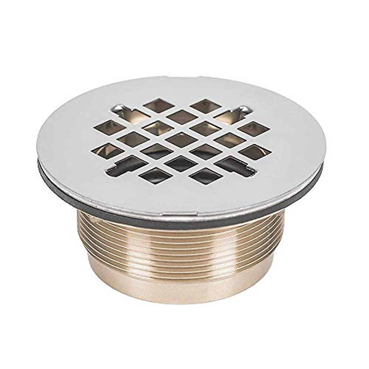 DuraSteel Stainless Steel Floor Mount Mop Sink/Basin with Sink Drainage/Strainer - NSF Certified - 24" W x 24" L x 13" H (Commercial kitchen, Restaurant, Business, Garages, Basements)