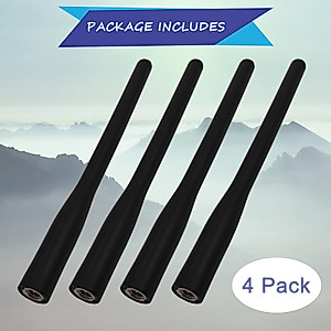 Afadorable 4Pcs CAT460 Antenna for Standard Horizon HX270S HX370S HX280S HX290 HX300 HX400 HX870 HX890 HX380 HX460 HX751 HX851 HX500S HX600S HX750S HX760S HX850S Radio