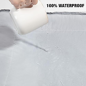 EXQ Home Orthopedic Dog Bed,Large Dog Beds with Washable Covers,Dog Couches for Large Dogs,Durable Dog Bed with Bolster, Dog Bed with Non-Slip Bottom and Egg-Crate Foam (Grey,36x28)