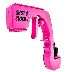 Shot O' Clock! Champagne Gun Shooter, Beer Accessories, Alcohol Gun, Champagne Stoppers, Pistola de Bebida para Botella, Pistola de Cerveza for Any Celebration!