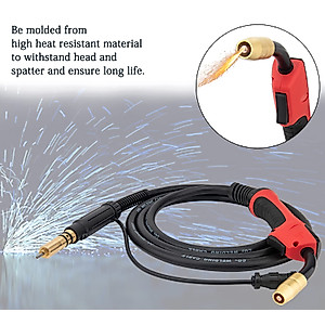 MIG Welding Gun Torch Stinger, Flexible MIG Gun 100A 10ft Compatible with Miller M-100 M-10#248282 - Mig Welder Stinger