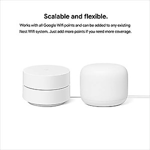 Google Wifi - AC1200 - Mesh WiFi System - Wifi Router - 4500 Sq Ft Coverage - 3 pack