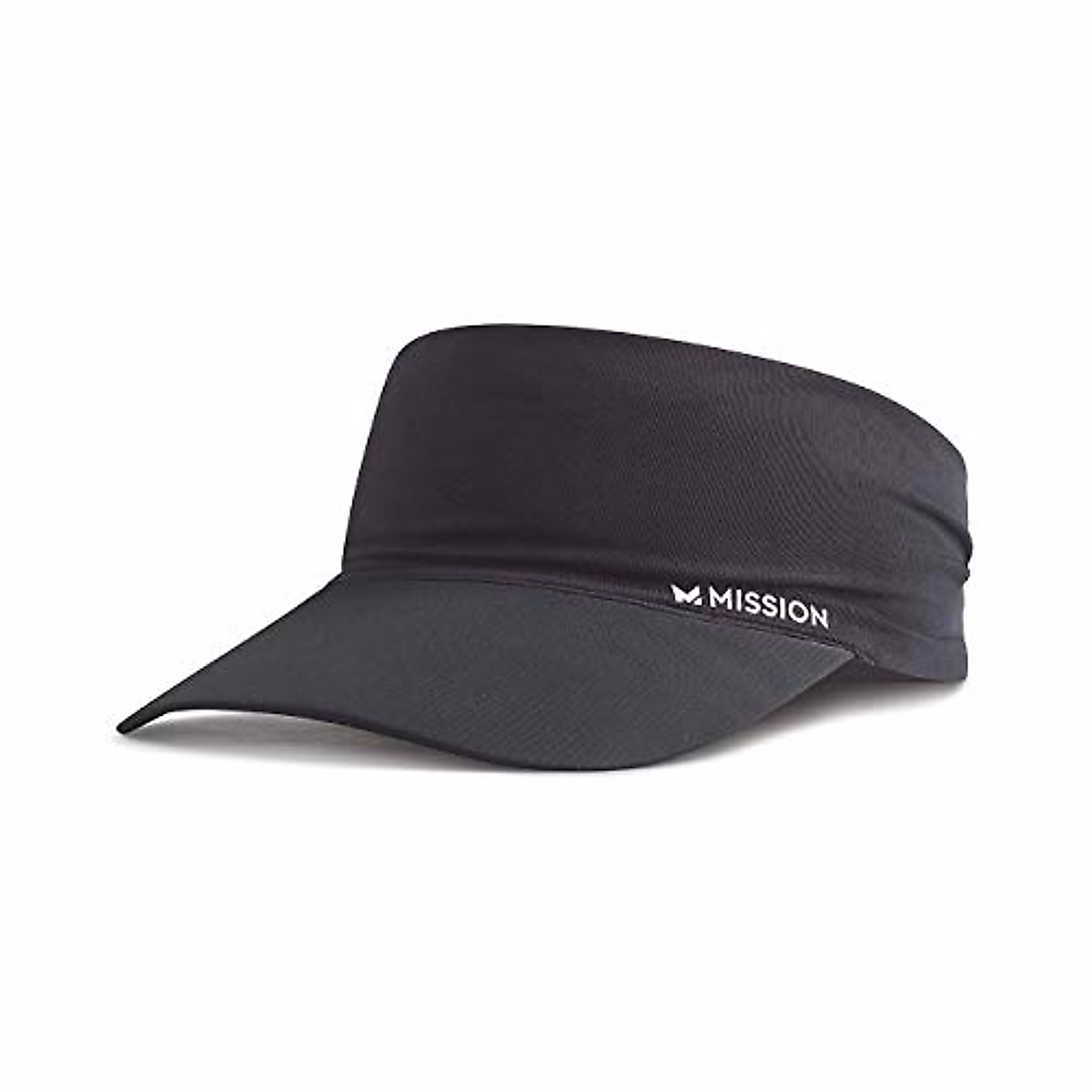 MISSION Cooling Visor, Black - Unisex Fit for Men & Women - Lightweight & Durable - Cools Up to 2 Hours - UPF 50 Sun Protection - Machine Washable