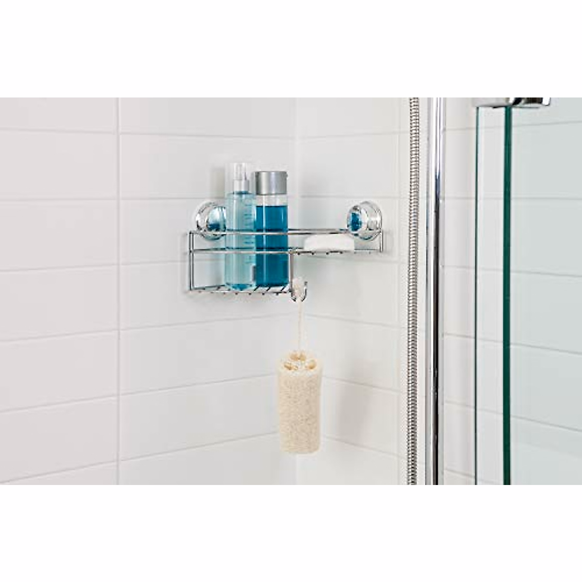 Better Living Products 13814 Twist N Lock Plus Combo Basket for Bathroom