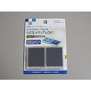 Compact Media Case with Sponge 2 packs (Blue and White)