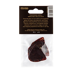DUNLOP Medium Tortoise Shell Pack (12-Pack) Celluloid Pick 12 Pack (24483055112)