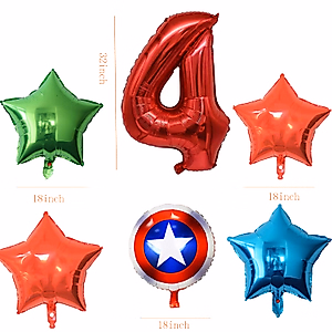 10pc hero balloon party decoration theme party supplies