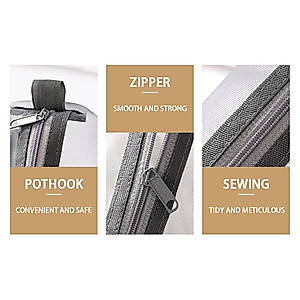 Kinhshion Mesh Pen Bag Pencil Case Makeup Tool Bag Storage Pouch Purse