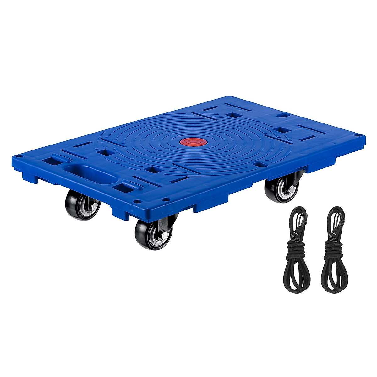PATIKIL Furniture Dolly for Moving, 1 Pack Portable Small Flat Moving Dolly with 4 Wheels Furniture Movers Dolly for Heavy Furniture, 440 LBS Capacity, Blue