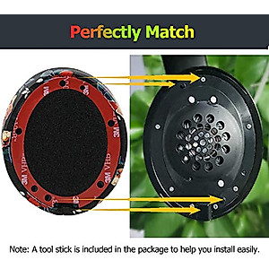 Beats Studio 3 Ear Pads, BUTIAO Replacement Protein Leather Earpads Memory Foam Ear Cushion Cups Repair Parts for Beats Studio 3 Studio 2 Wireless Wired Headphones by Dr.Dre - Black Floral