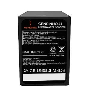 G GENEINNO Battery S1-Pro Underwater Sea Scooter, 2200mAh 14.8V Battery