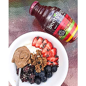 Beetology Organic Beet, Lemon and Ginger Juice 8.45oz (6 Pack) | 100% Cold Pressed | Heart Healthy | Nutrient Packed Vegetable Juice | Vibrant Flavor