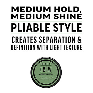 American Crew Men's Gift Set Hair Forming Cream and Daily Deep Moisturizing Shampoo