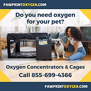 Buster ICU Pet Oxygen Therapy Cage (Large) Includes Oxygen Tubing and Comfort Mat