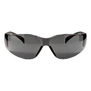 3M Safety Eyewear, 4 Pack, Impact-Resistant Lens, Blocks 99.9% of UV, Scratch-resistant coating, Contoured Design, Gray Lenses Help Reduce Sunlight, Sleek Design Safety Glasses (90954H4-DC)