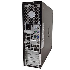 HP Elite Desktop Computer Bundle with New WiFi Adapter - Intel Quad Core i5 3.1GHz, 4GB RAM, 250GB Hard Drive, DVD-RW, Windows 10 Pro, USB WiFi Adapter, Keyboard, Mouse (Renewed)