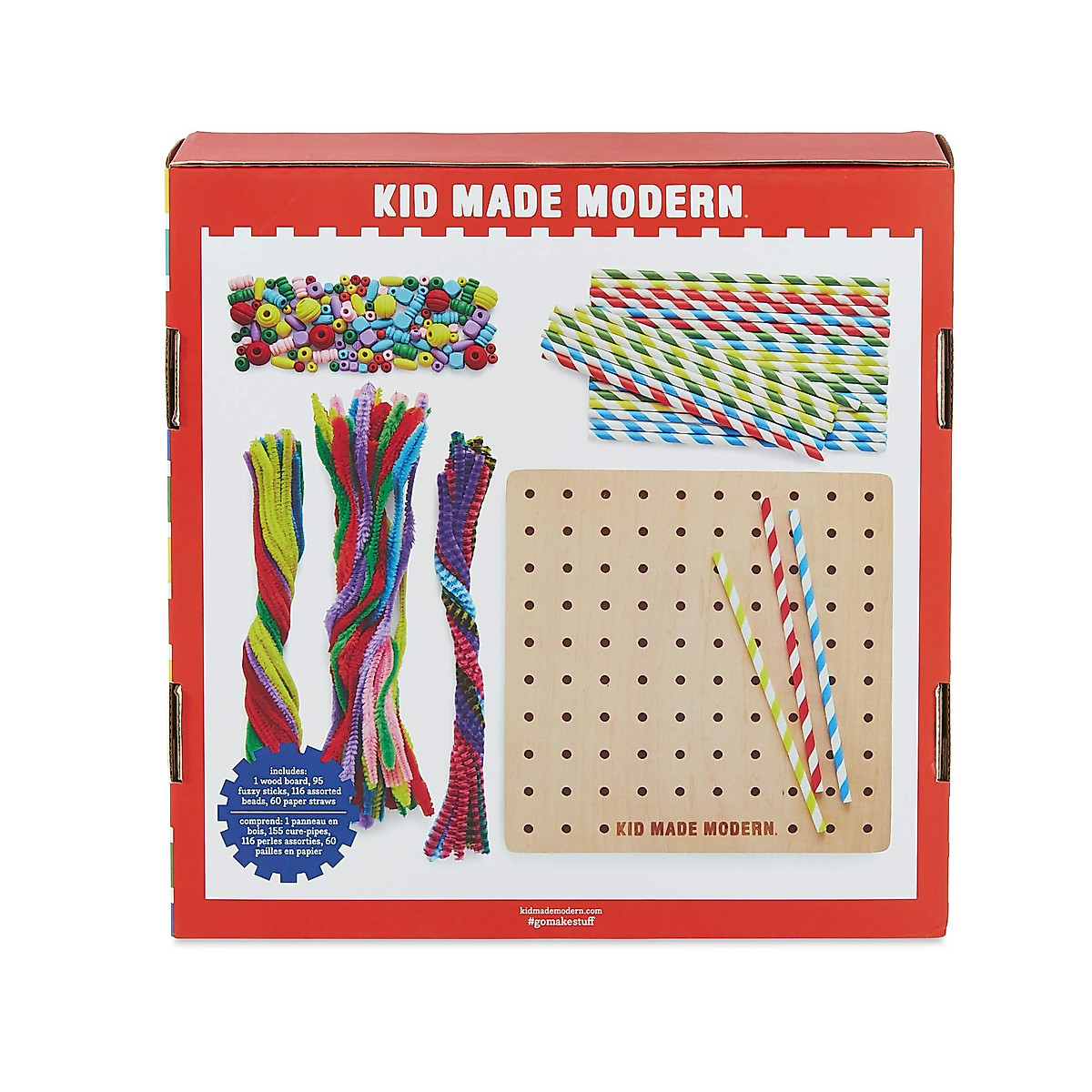 KID MADE MODERN Fuzzy Stick Sculpture Steam Craft Kit, 1 EA