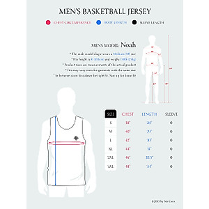 Ma Croix Mens Reversible Mesh Basketball Jersey Quick Drying Sleeveless Tank Top Active Made in USA (Large, 1ih05_Black)