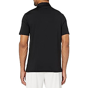 Amazon Essentials Men's Slim-Fit Tech Stretch Polo Shirt, Black, X-Small