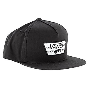 Vans Full Patch Snapback Cap One Size True Black