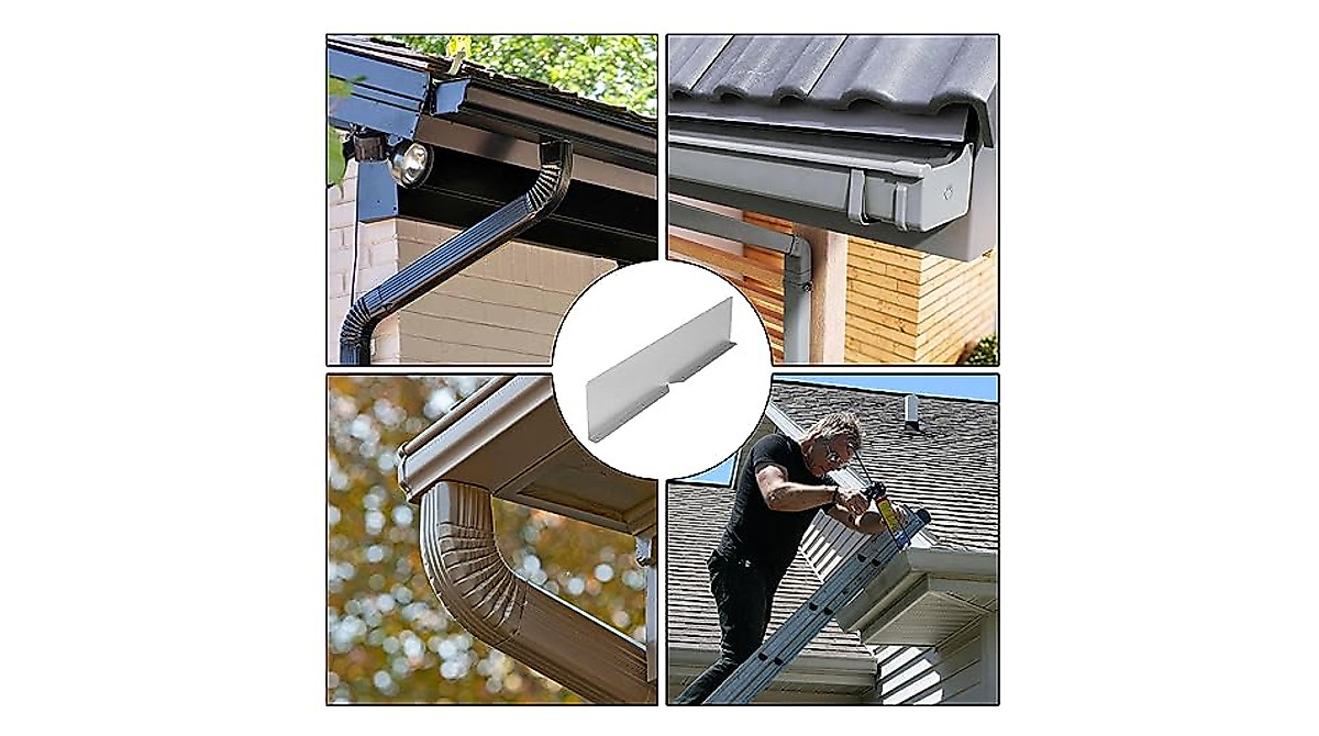 Roof Rain Diverter for Gutter Overflow Protection
