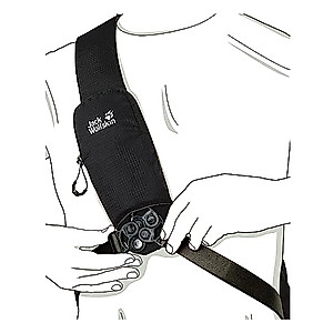 Jack Wolfskin Unisex's Delta Bag AIR, Black, ONE Size