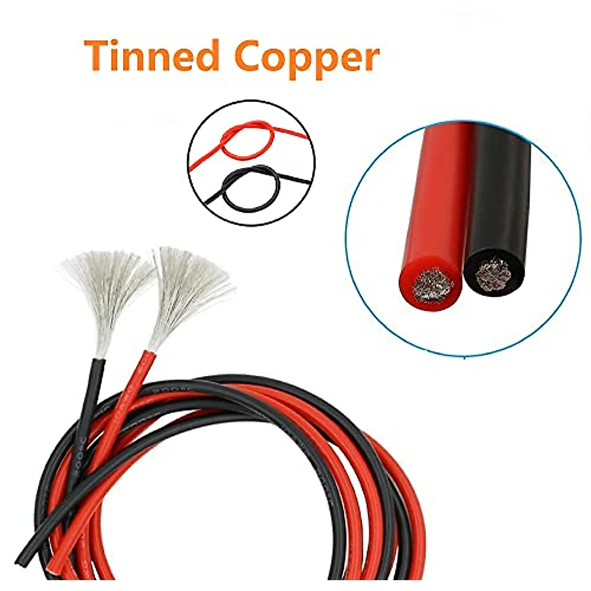 PolyEnergy XT60 Extension Cord 10Ft with XT60 Female Male for Portable Power Station Solar Panel RC Battery Lipo Battery Pack Portable Power Station 12Gauge Flexible  Silicone Wire  Cord