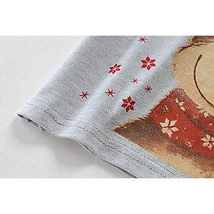 Little Boys Girls Christmas Pajamas Set Long Sleeve Sleepwear 100% Cotton Reindeer Pajama Toddler Kids Pjs for Boy Jammies Holiday Clothes Sets Size 3T