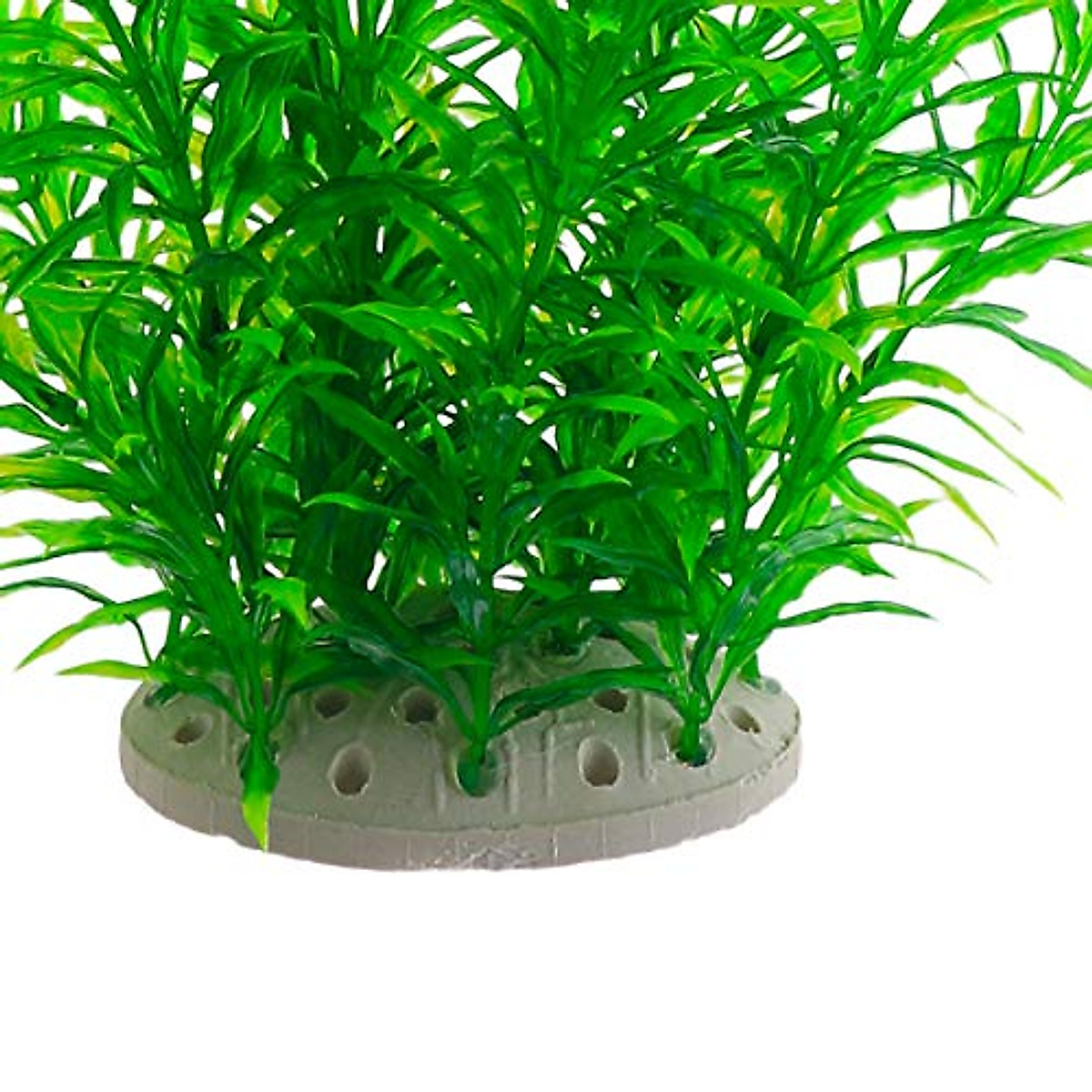Aquarium Plastic Plants Large, Artificial Plastic Long Fish Tank Plants Decoration Ornaments Safe for All Fish 21 Inches Tall (J07 Green)