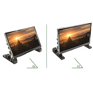 ElecLab 7 Inch 1024x600 IPS HDMI Touchscreen LCD Display Monitor Speaker Case for Raspbery Pi
