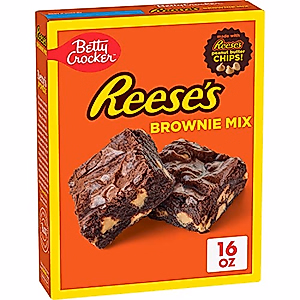 Betty Crocker REESE'S Peanut Butter Premium Brownie Mix, 16 oz.