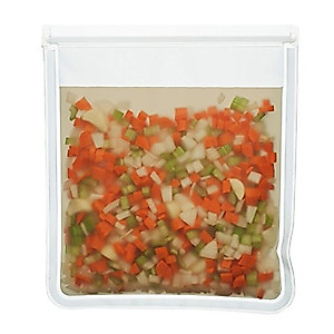 BlueAvocado (re) zip Seal Bag (Pack of 2), 1 gal, Clear