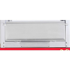 6100 Great Northern Popcorn Red Countertop Foundation Popcorn Popper Machine, 8 Ounce