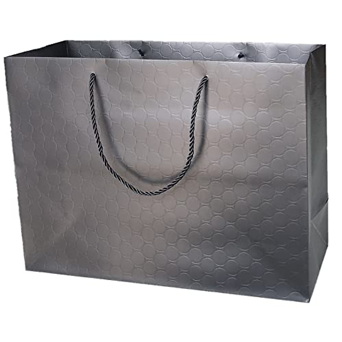 MODEENI 10 Large Gift Bags 16x12 inches Extra Large Black Gift Bags Luxury XL 16x6x12 Black Wedding Bag Matte Extra Large Gift Bag with handles 16x12 Big Size XL Black Paper Shopping Bags Modern Fancy Elegant For Presents Gifts Business