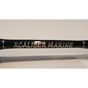 Xcaliber Marine Offshore Series 100lb Saltwater Deep Drop Swivel Tip Trolling Rod (Blue & Silver)