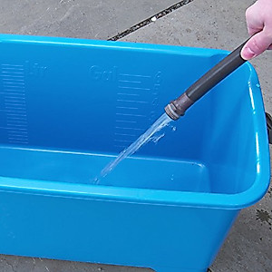 Unger Professional Heavy Duty Professional Cleaning, Washing, Mop Bucket, 6 Gallons & Professional Performance Grip Window Cleaner Scrubber, 14"