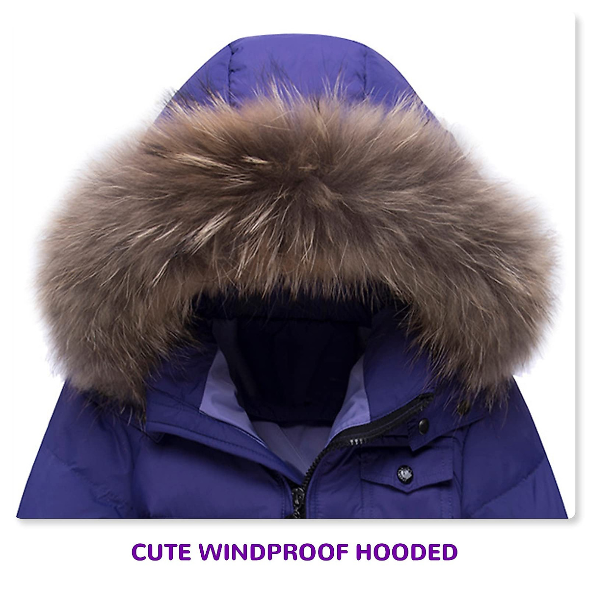 Fumdonnie Toddler Snowsuit Kid Boy Winter Coat Snow Pants and Jackets Clothes 24 Months 3T