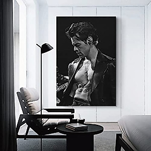 Harry music House Styles in Concert 2021Black And White Photo Poster Canvas Wall Art Prints for Wall Decor Room Decor Bedroom Decor Gifts 08x12inch(20x30cm) Unframe-style