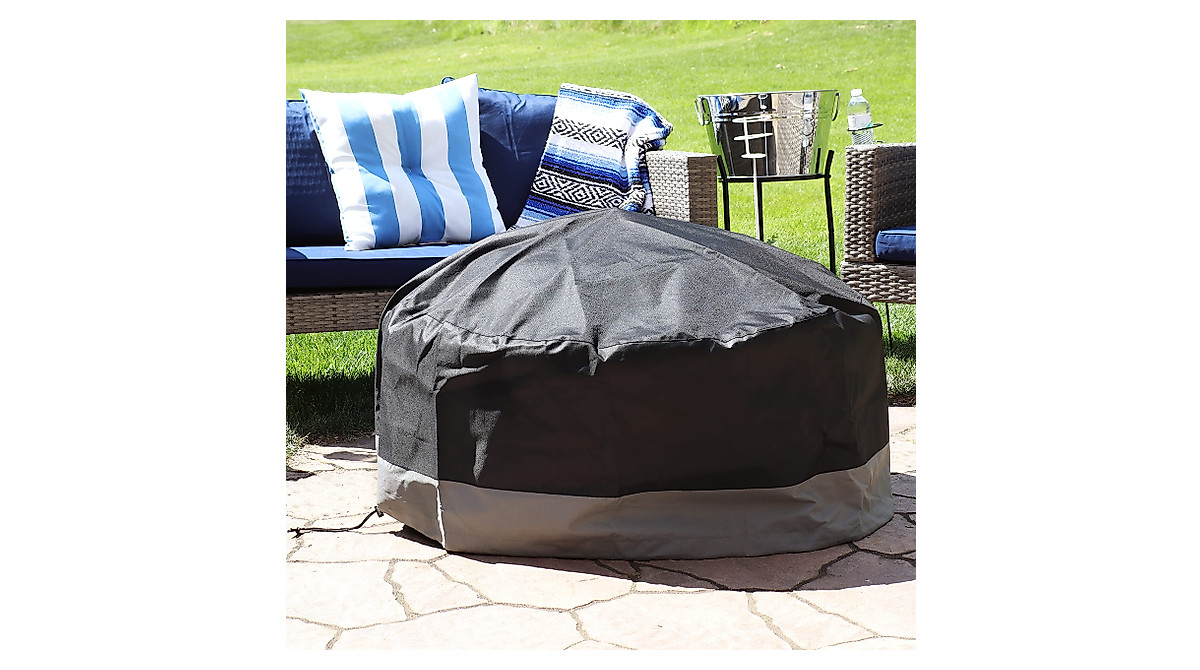 Sunnydaze 30-Inch Cosmic Fire Pit & Grill - Worry-Free Fun