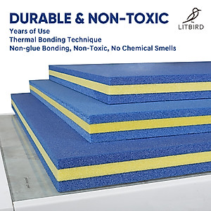 Litbird Couch Cushion Inserts Support, Couch Supports for Sagging Cushions, Couch Cushion Replacement for Sagging Seat, 1 PCS, Large, 27x20 Inches