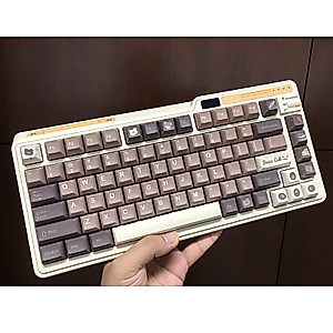 HFSECURITY Keycaps Mechanical Gaming Keyboard Keycaps for Cherry MX Switch GH60 GK61 GK64 68 75 84 87 96 98 104 108