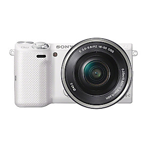 Sony NEX-5TL/W Mirrorless Digital Camera with 16-50mm Power Zoom Lens (White)