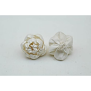 50 Pieces Peony 2 inches diameter Sola Wood Flowers Artificial Flower for decoration wholesale Shop Diffuser Handmade Spa Wedding Craft