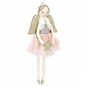 MON AMI Designer Angel Stuffed Doll with Wings 20” Soft Elegant Plush Doll for Little Girls, Use as Toy or Room Decor